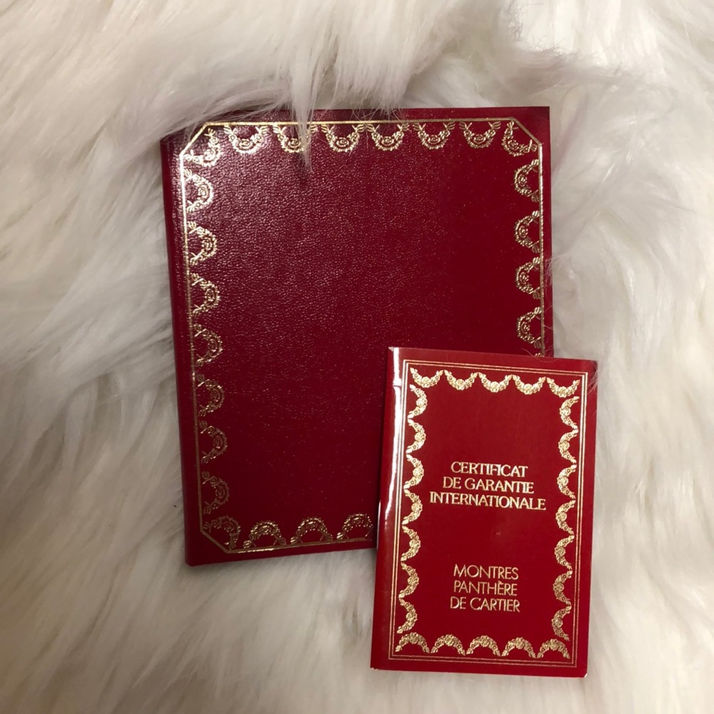 Cartier Folder With Certificate - Gem
